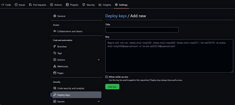 Whats The Difference Between Deploy Keys And Ssh Keys · Community