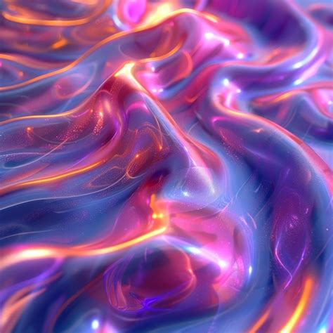 Premium Photo Abstract Fluid Art With Pink And Purple Flowing Patterns