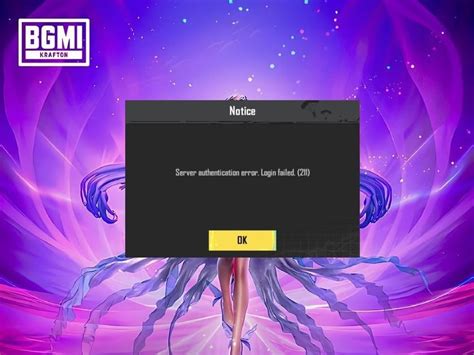 Bgmi Server Authentication Error Login Failed Possible Fixes Reasons