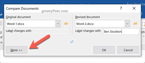 How To Compare Two Microsoft Word Documents