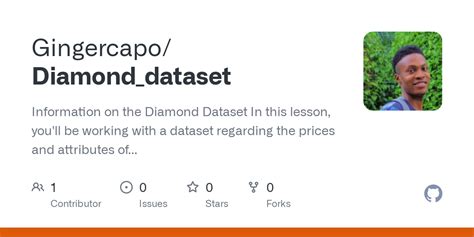 diamond dataset diamond data ipynb at main · gingercapo diamond dataset