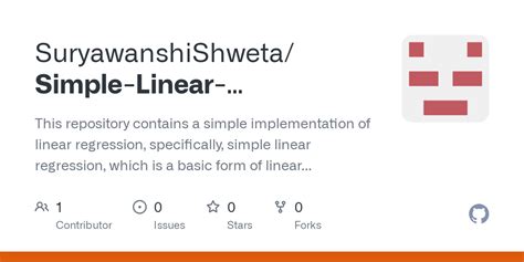Github Suryawanshishweta Simple Linear Regression This Repository Contains A Simple