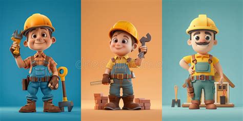 Builder Animation Stock Illustrations 492 Builder Animation Stock