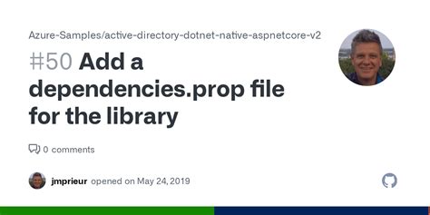 Add A Dependenciesprop File For The Library · Issue 50 · Azure