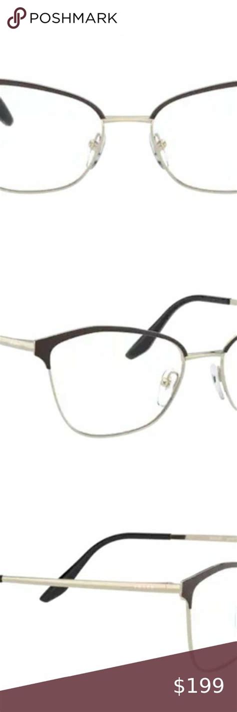 Prada Vpr62xv Eyeglasses Vpr 62x Cat Eye Glasses Woman Optical Frame 54mm Aav Womens Optical