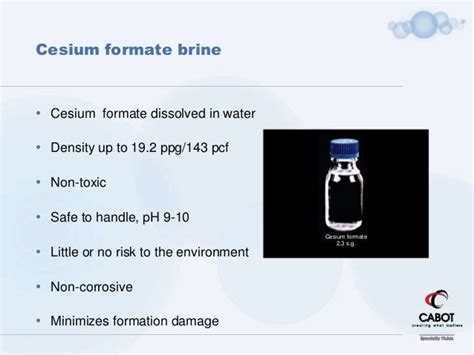 Cesium Formate Brine