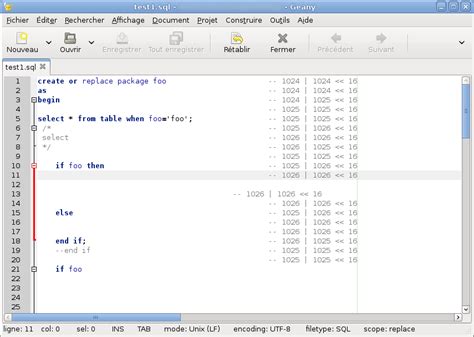 feature request highlighting the active fold · issue 2674 · geany geany · github