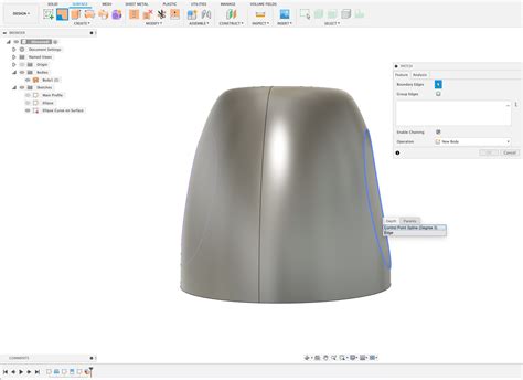 Solved Surface Patch Connect Or Inner Rail Not Working On Tangent Surface 2nd Try Autodesk
