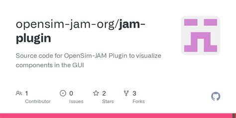 github opensim jam org jam plugin source code for opensim jam plugin