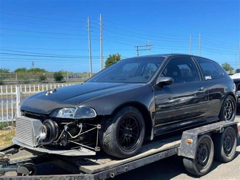 Eg Hatch Drag Civic Honda Civic Hatch Honda Civic 1995 Civic Hatchback