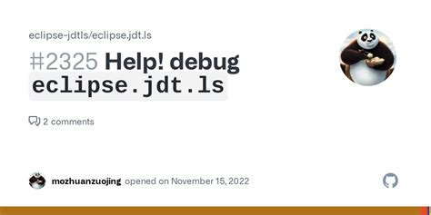 Help Debug Eclipse Jdt Ls Issue 2325 Eclipse Jdtls Eclipse Jdt