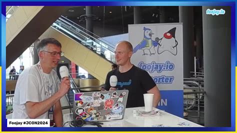 frank delporte on linkedin foojay at jcon with marcus hellberg interviews with the java