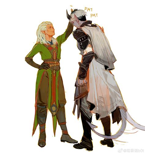 Tav And Jaheira Dungeons And Dragons And 2 More Drawn By Creamyghost