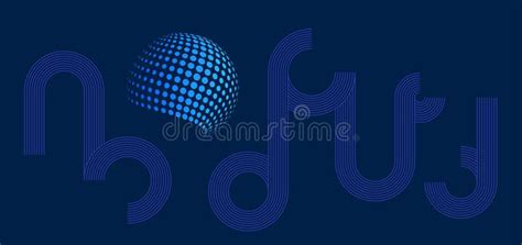 Abstract Blue Color Stripe Line Geometric Dot Pattern Background Futuristic Technology