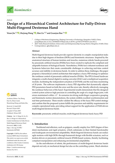 Pdf Design Of A Hierarchical Control Architecture For Fully Driven
