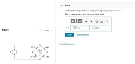 Solved Part A Use The Node Voltage Method To Find Io In The Chegg Com