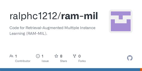Github Ralphc1212ram Mil Code For Retrieval Augmented Multiple Instance Learning Ram Mil