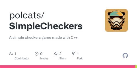 Github Polcatssimplecheckers A Simple Checkers Game Made With C