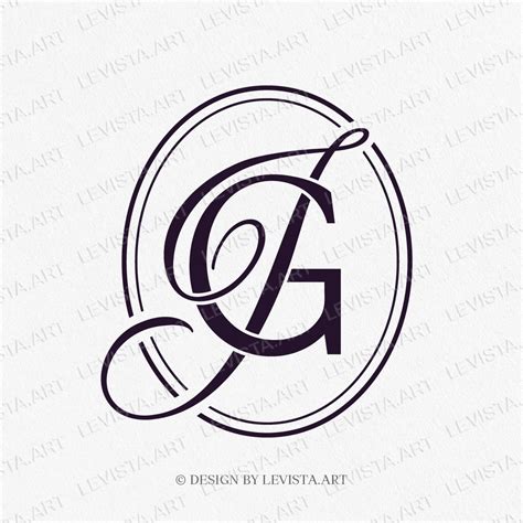 Gj And Jg Initials Logo Personalize Online Instant Download