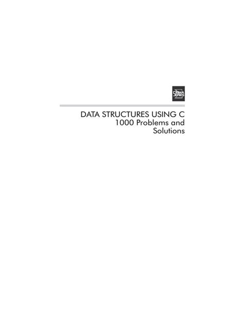 Sigma Series Sudipta Mukherjee Data Structures Using C 1000 Problems And Solutions Tata