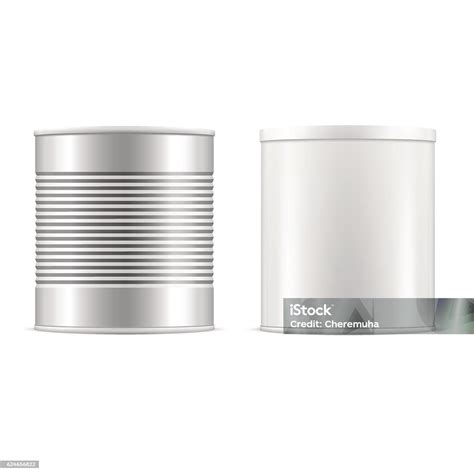 주석은 수집할 수 있습니다 캡이 있는 흰색 및 금속 주석 캔 아기에 대한 스톡 벡터 아트 및 기타 이미지 아기 캔 우유 Istock