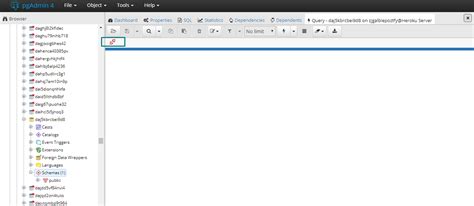 Amazon Web Services Pgadmin 4 Postgresql Query Tool Always Showed