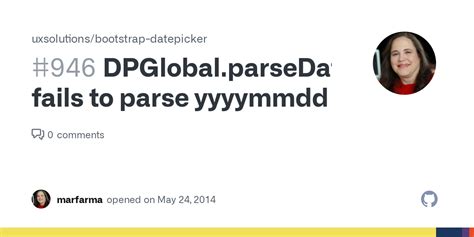 dpglobal parsedate fails to parse yyyymmdd · issue 946 · uxsolutions bootstrap datepicker · github