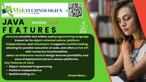 Features Of Java Msk Technologies