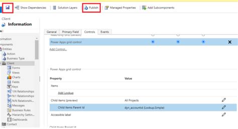 Configure Nested Grid Controls In Power Apps For Entity Views Dynatecon Solutions