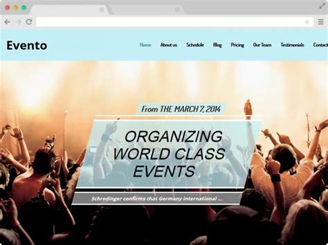 Free Bootstrap Event Planning Website Templates Themewagon