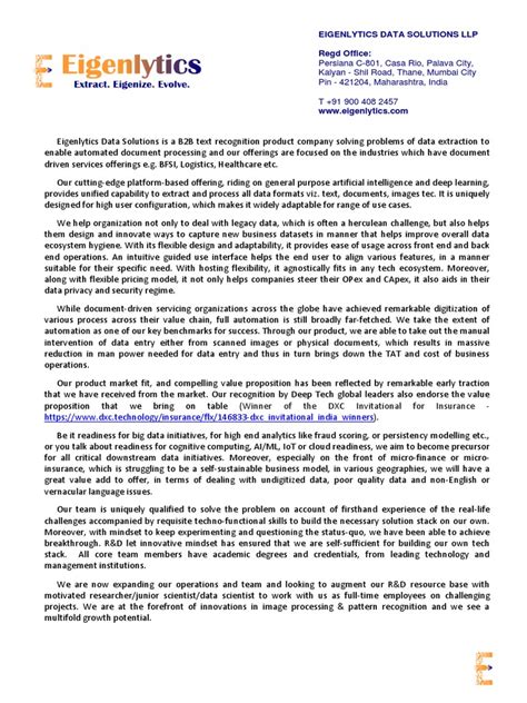 Ai Powered Data Extraction Solutions Pdf Artificial Intelligence
