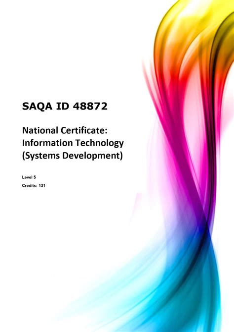 National Certificate Information Technology Systems Development Rise Coaching National Certificate Information Technology Systems Development Rise Coaching