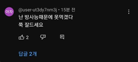 킹크랩 먹방한 쯔양 유튜브 댓글상황 유머 움짤 이슈 에펨코리아