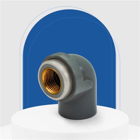 كوع زاوية نحاس حار رمادي Fabco