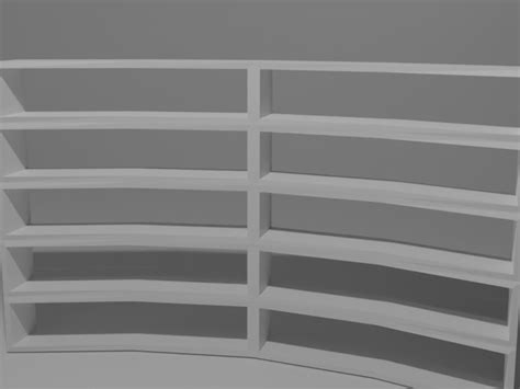 Second Life Marketplace Curved Shelf