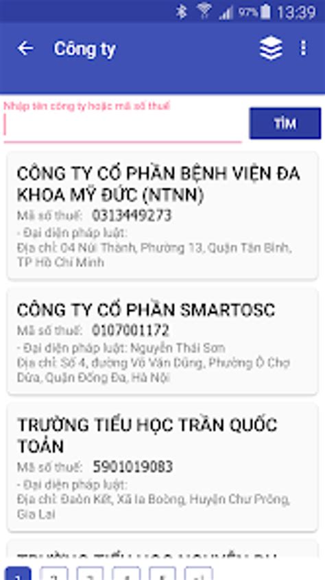 Android Için Tra Cứu Thông Tin Công Ty Tổ İndir