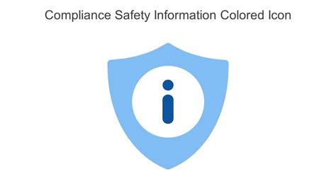 Compliance Safety Information Colored Icon In Powerpoint Pptx Png And Editable Eps Format Ppt