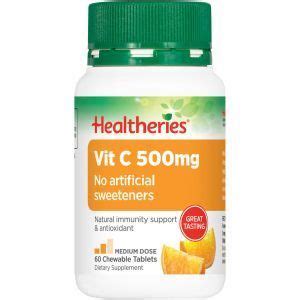Healtheries Vitamin C Chewable Mg Tabs Reviews Black Box