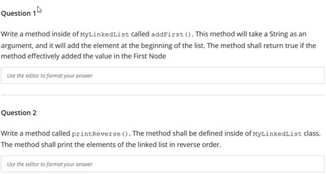 Solved Question Th Write A Method Inside Of MyLinkedList Chegg