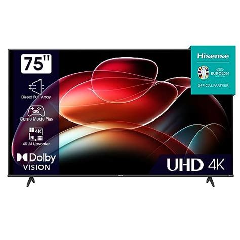 80 Zoll Fernseher Hisense 75e6kt 1905cm 75 Zoll 4k Uhd 2024 Die Besten