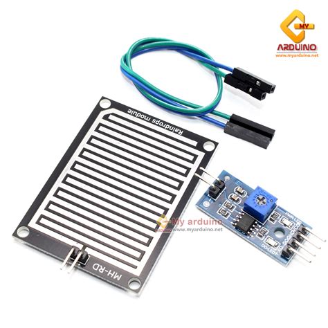 เซ็นเซอร์น้ำฝน ความชื้น วัดระดับน้ำ Rain Sensor Module ขาย Arduino