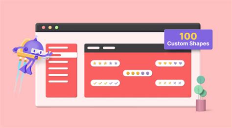 100 Ready To Use Custom Shapes For The Syncfusion Net Maui Rating Control