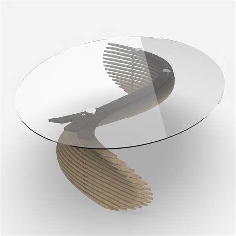 Parametric Table Design Digital File For Cnc Cutting Vector Files For Wooden Furniture Cnc