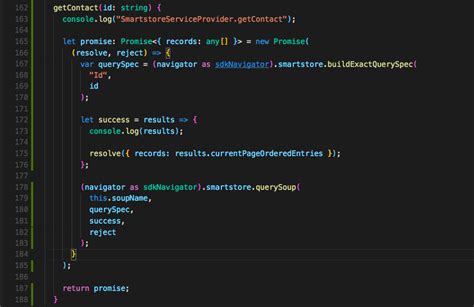 Salesforce Mobile Sdk And Ionic Offline Smartstore Query By Exact