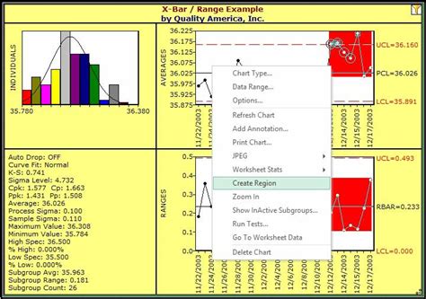 Spc Iv Excel Slideshow Excel Spc Process Shifts