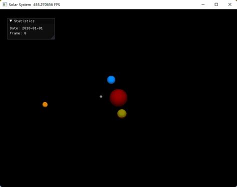 【作业2】 使用ggui模拟半个太阳系 太极图形课作业区 Taichi 中文论坛
