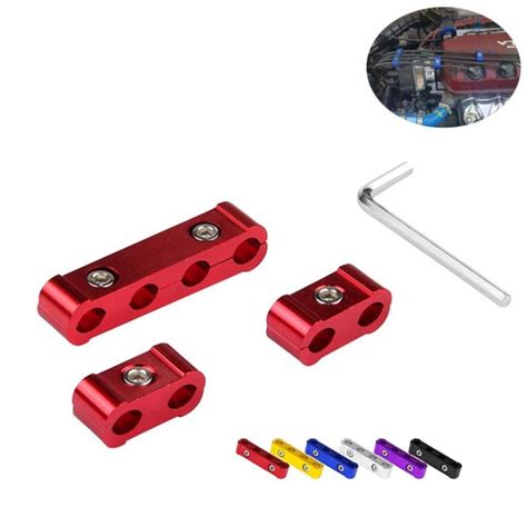 Car Modification Three Pack Spark Plug Line Separator Fixed Sleeve Ignition Wire Fixed Four Hole