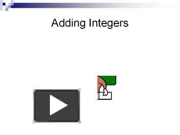 PPT Adding Integers PowerPoint Presentation Free To View Id 6ce311 YTQ5Y
