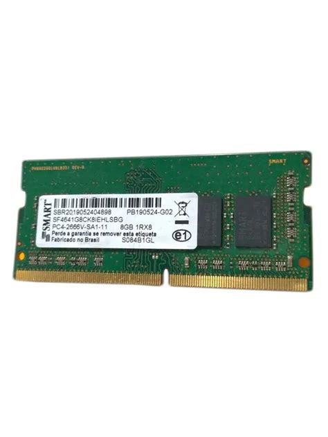 Memória DDR GB para Notebook Arena Computadores