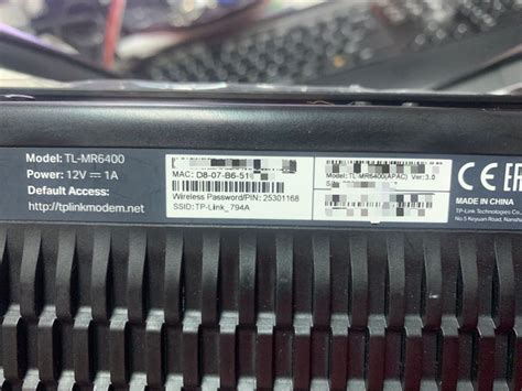 Tp Link G Sim Card Router Tl Mr Computers Tech Parts Accessories Networking On Carousell